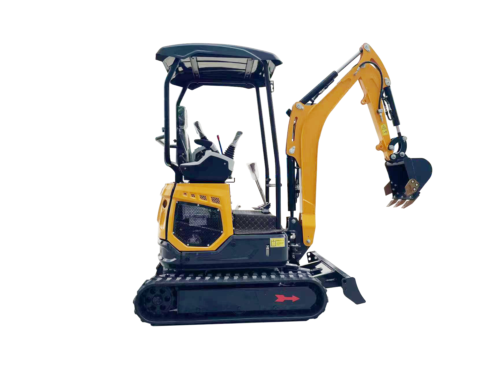 DW-16 1.6Ton Pilot Joystick Household Compact Excavator from China ...